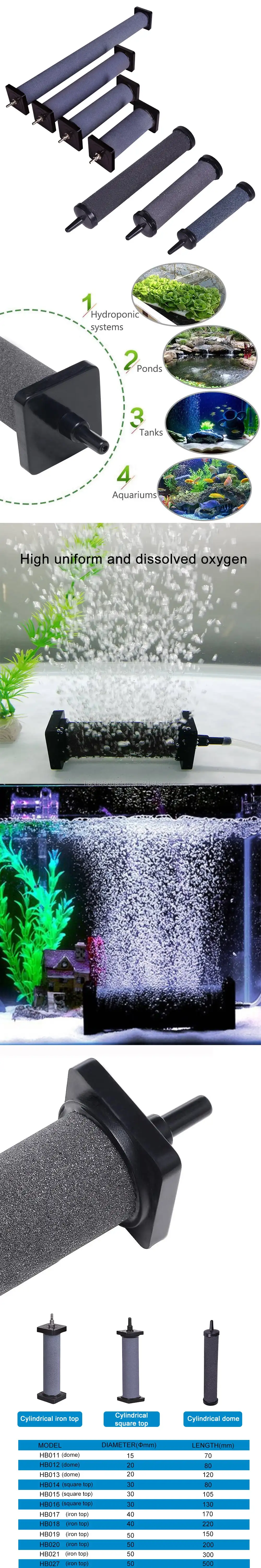 Oem Manufacturer Gray Color Fish Pond Aquarium Cylinder Square Column ...