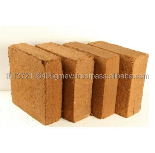 Compressed Raw 5kg Slabs Coconut Coco Peat Fiber Coir Pith - Buy Coir ...