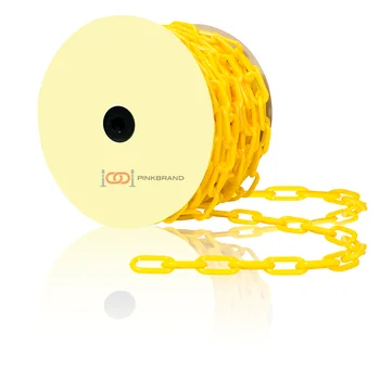 8mm25m Yellow Pe Link Decorative High-visibility Plastic Chain Highway ...