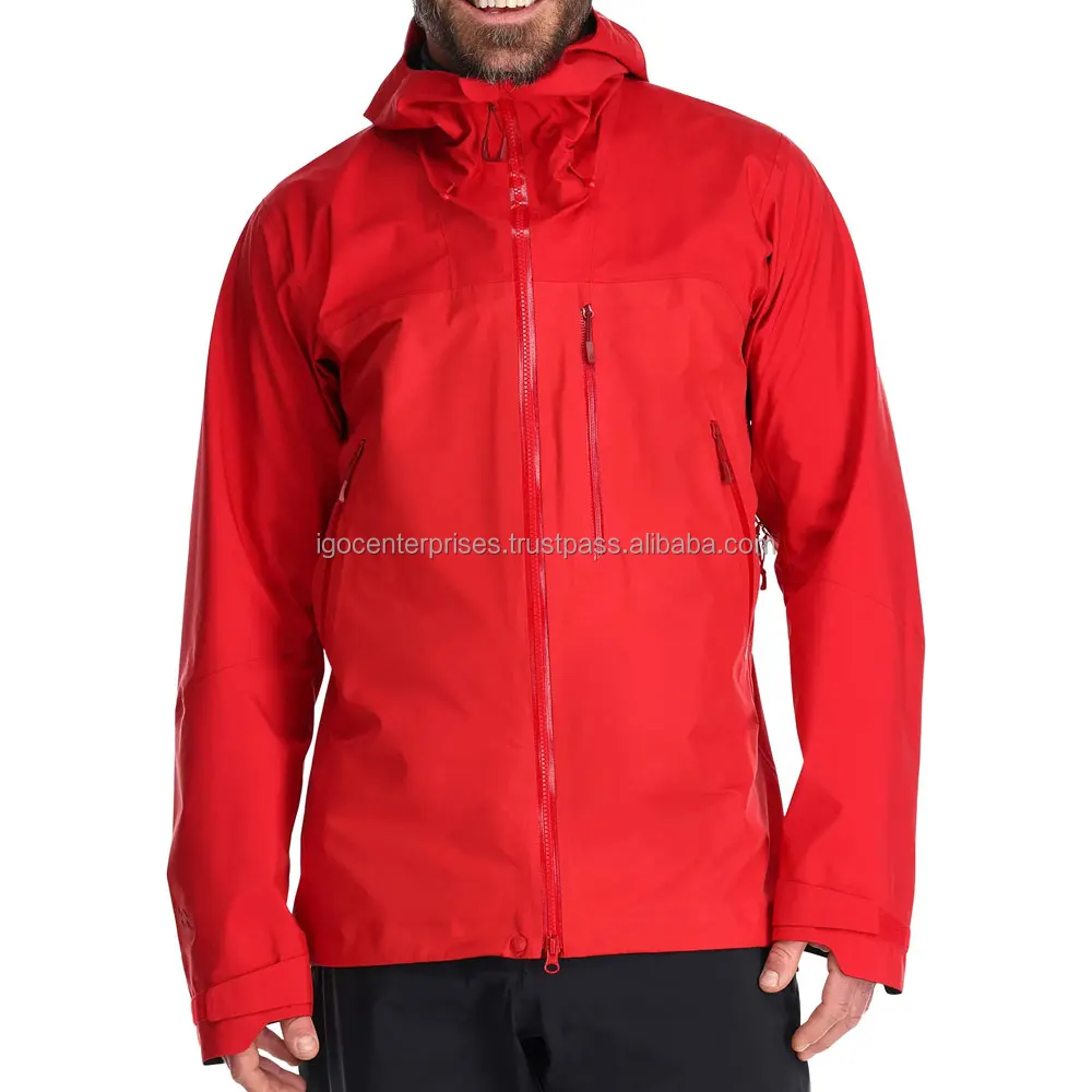 New Polyester/pvc Raincoat For Men Reflective Waterproof Hooded Rain ...