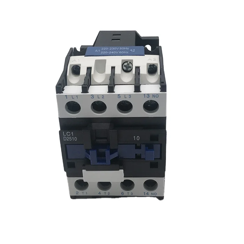 Ac Contactor The Type Lc1-d2510 3p+1no 220v50/60hz 40a Silver Point Hot ...