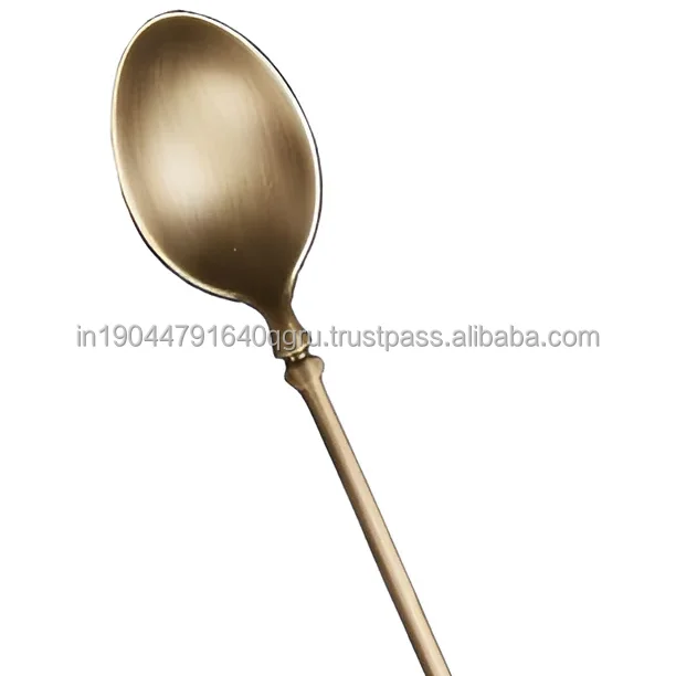 Vintage Style Handmade Matte Polish Antique Spoon For Hotel Restaurant ...