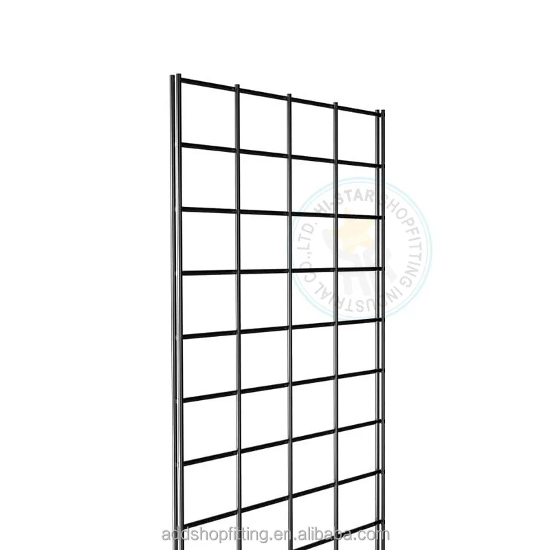 Black Wire Mesh Grid Wall Display Rack for Retail - OEM | Wholesale