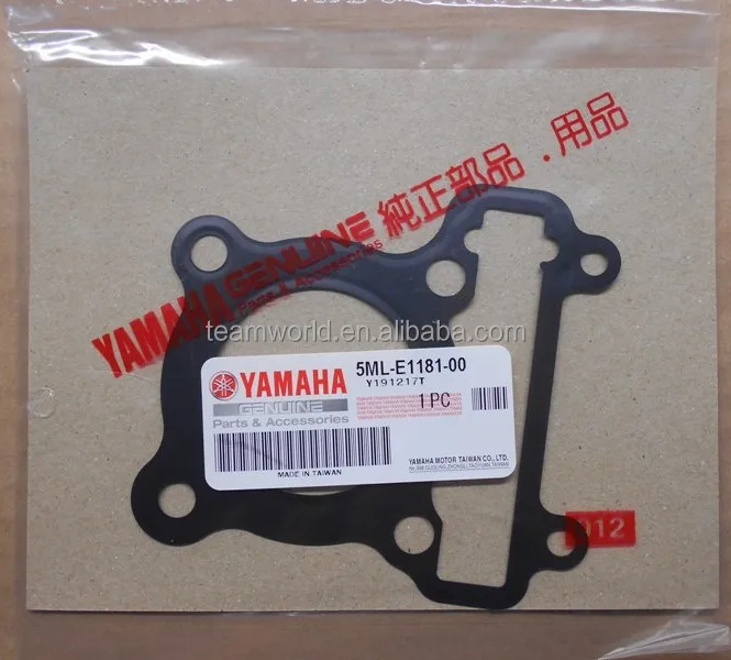 Genuine Cylinder Head Gasket for Yamaha Cygnus X BWS 125 GTR Aero YW125 XC125 NXC125, 5ML-E1181 ...
