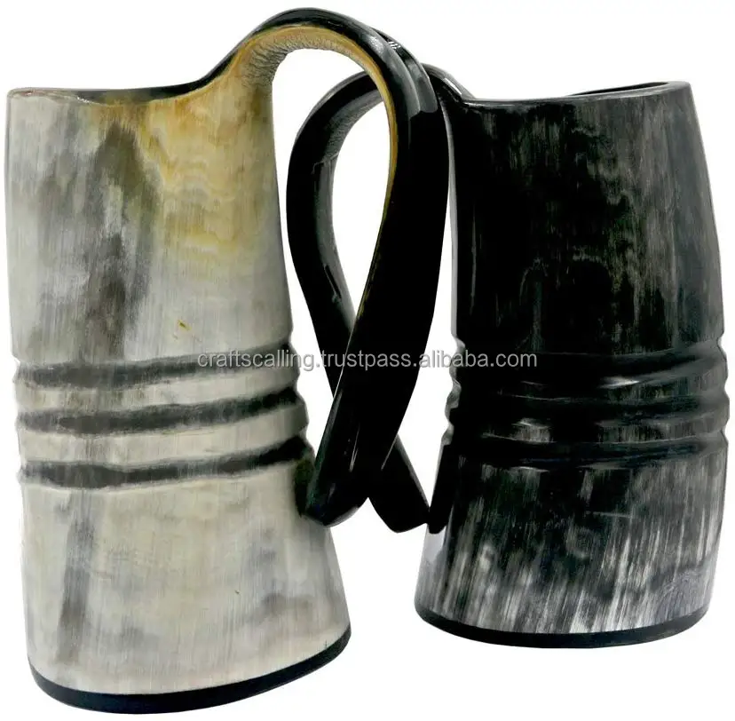 New Arrival Drinking Beer Horn Natural Look Eco Friendly Ox Horn Beer ...
