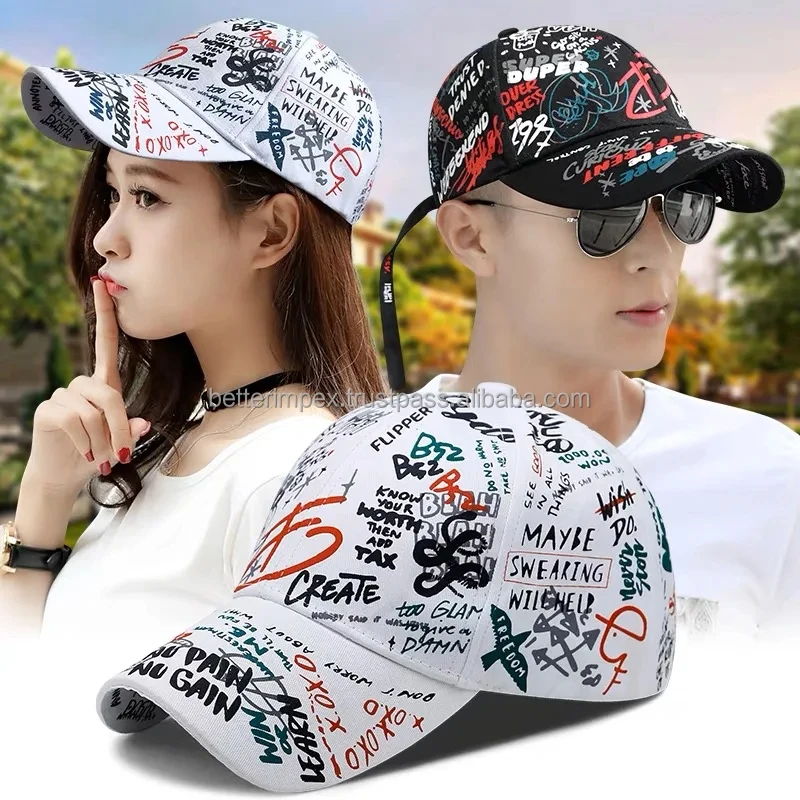 2023 New 3d Printed Hip-hop Men Women Baseball Hats Cotton Breathable ...