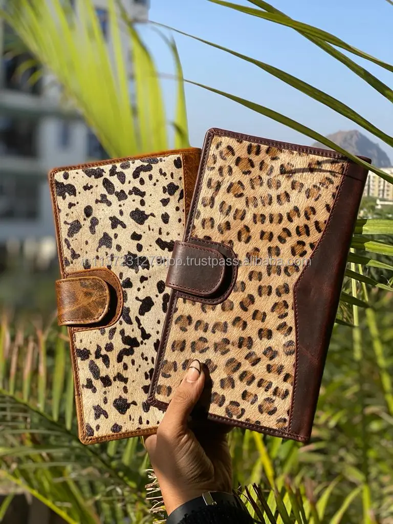 Handmade Fashionable Real Animal Print Fur Bi-fold Slim Wallet Credit ...