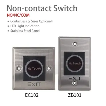 Contactless Infrared Sensor Door Switch Dc12v Stainless Steel Panel ...