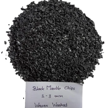 Jet Black Natural Aggregate Stone Chips Manufacturer Construction ...