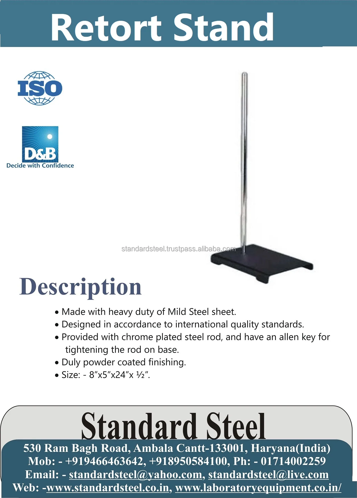 Chemistry Lab Cast Iron Burette Stand Clamps Laboratory Clamps ...