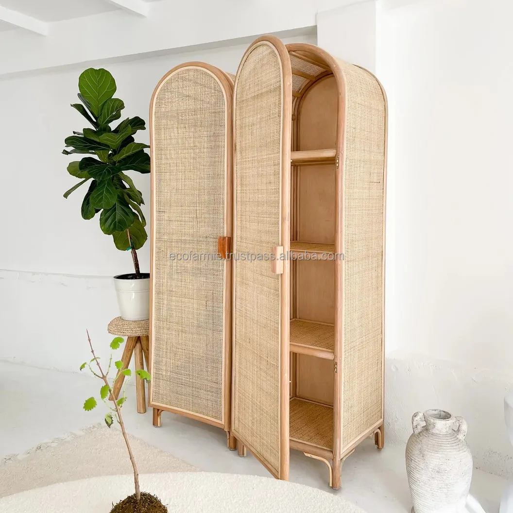 Eco-friendly Rattan Cabinets - Customized Sizes & Designs