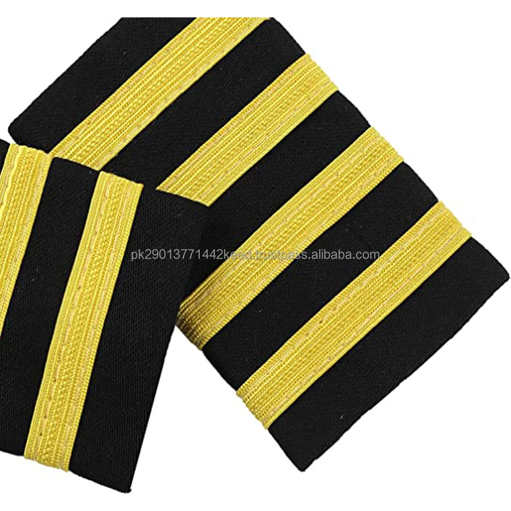 Pilot Uniform Epaulets - Professional Aviators Badges