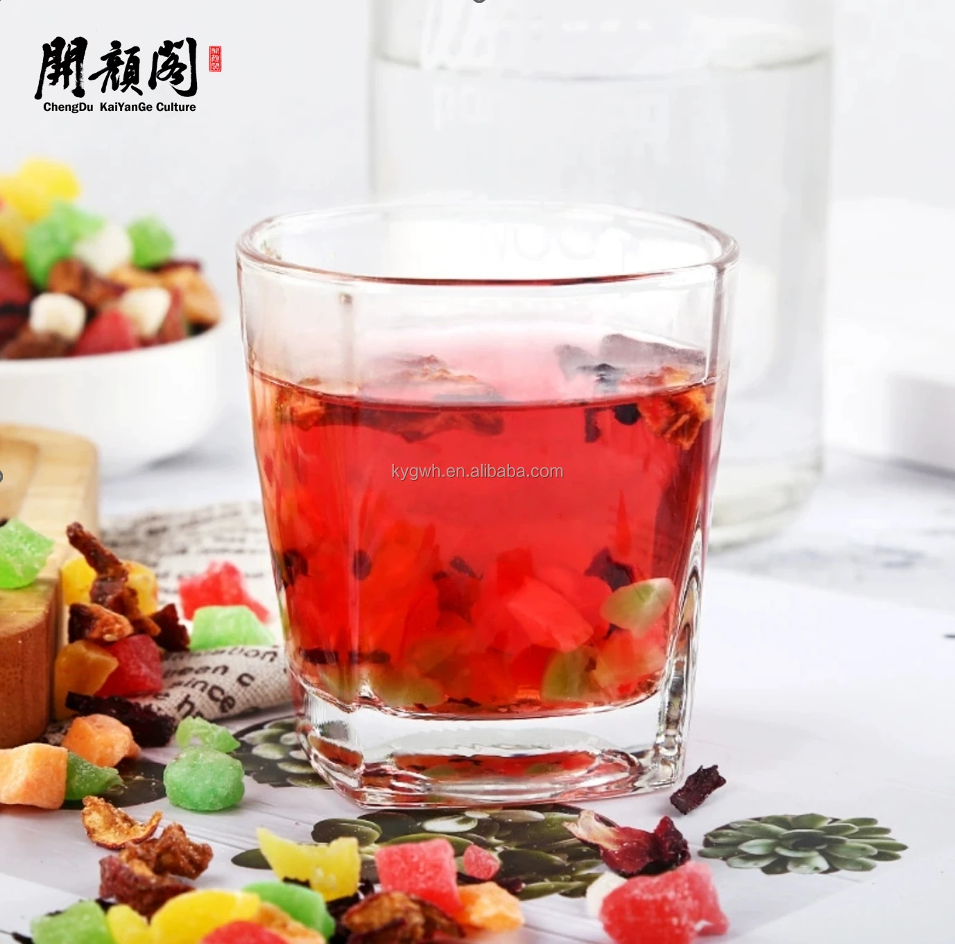KAIYANGE Candied Fruit German Mixed 18 Flavor Fruit Detox Tea ...