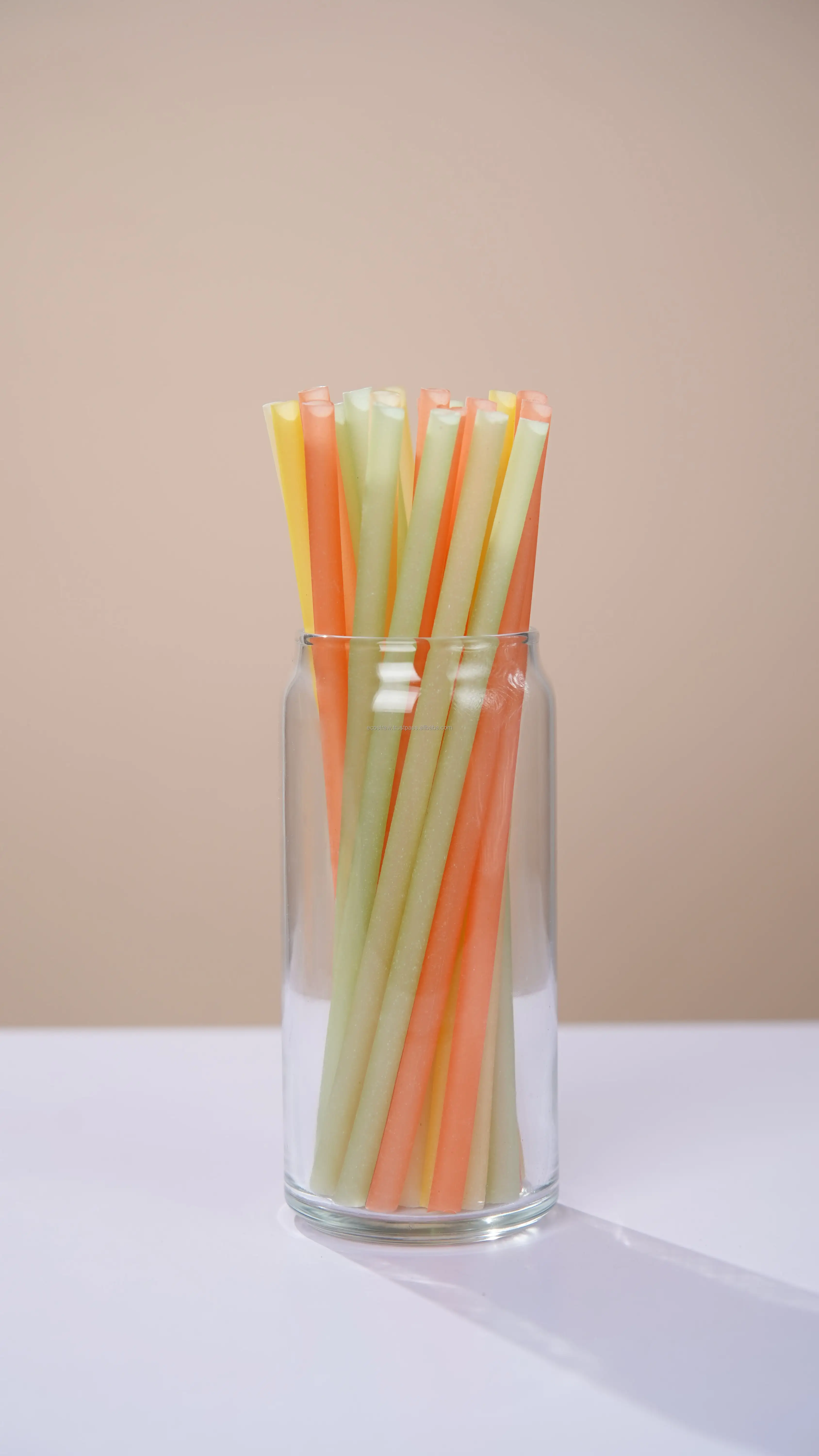 Biodegradable Eco-friendly Straw Edible Rice Straw Flour Straw For Drinking From Vietnam - Buy ...