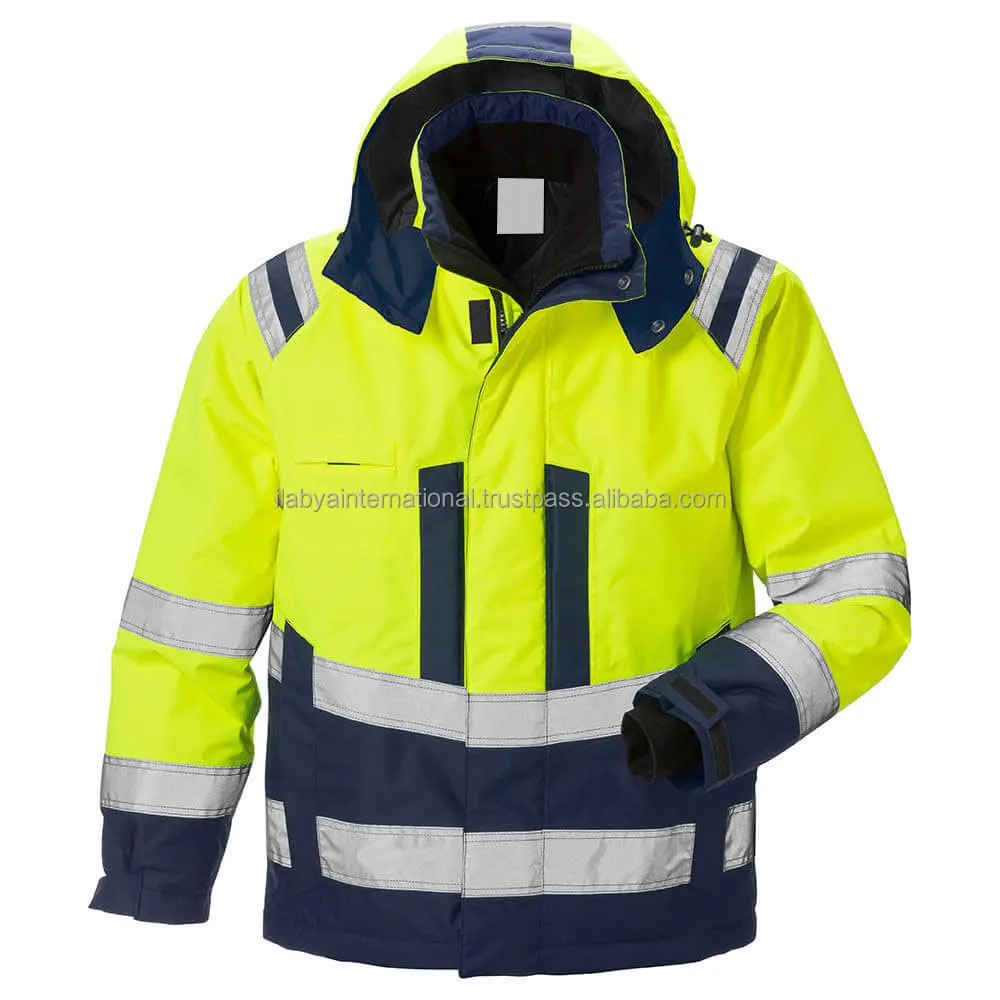 Breathable Hi Vis Construction Safety Jackets / Safety Jacket Work Wear ...