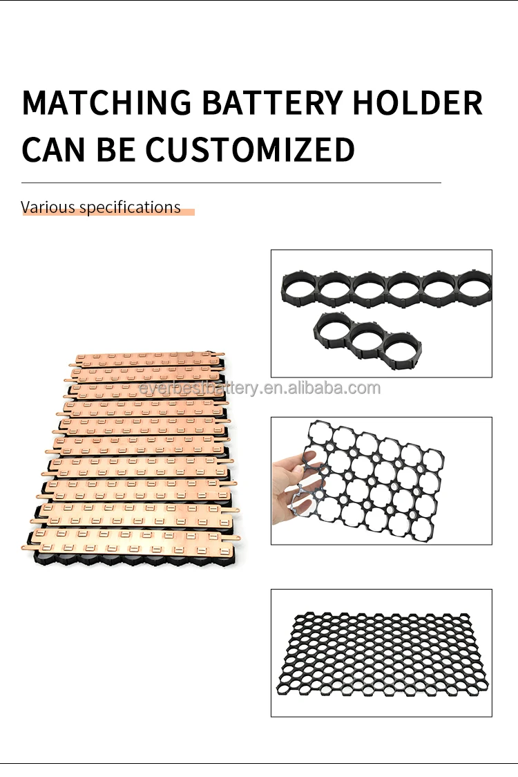 Lithium Rack Busbars Lto Spot Welding Nickel Strip 18650 Sheet Plate 8p ...