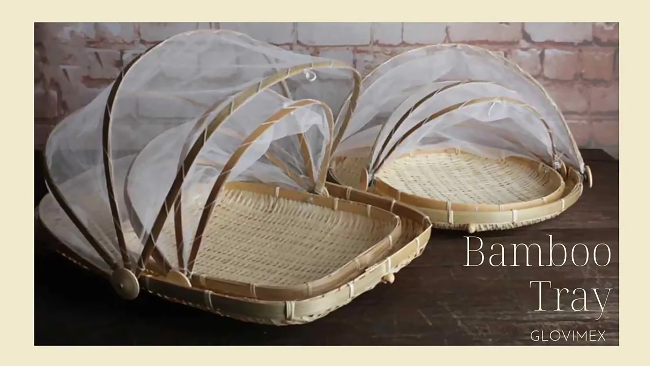 Hot Style Bamboo Rattan Trays Wooden Tray Serving Tray Wicker Furniture ...