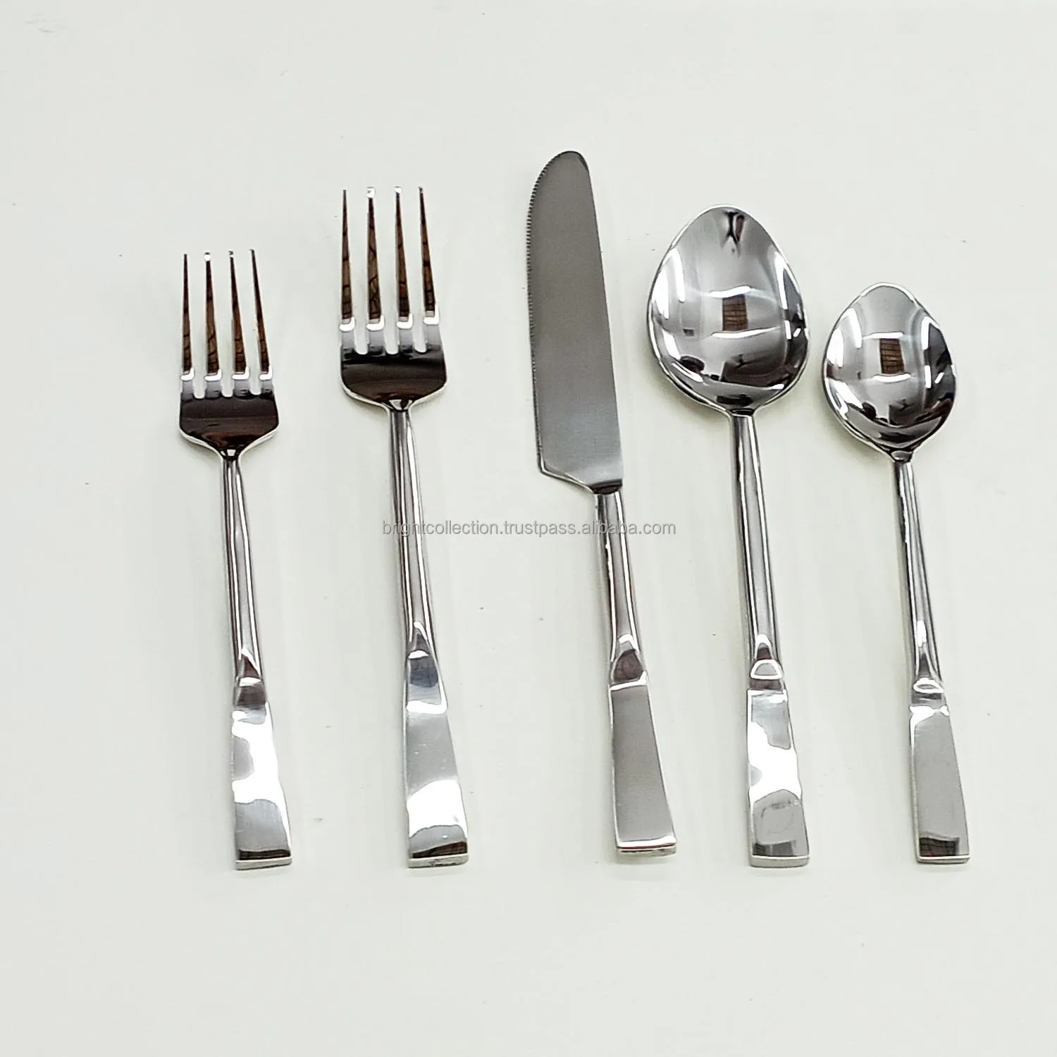 Elegant High Selling Metal Attractive Cutlery Stainless Steel Knife Fork Spoon Silver Reusable ...
