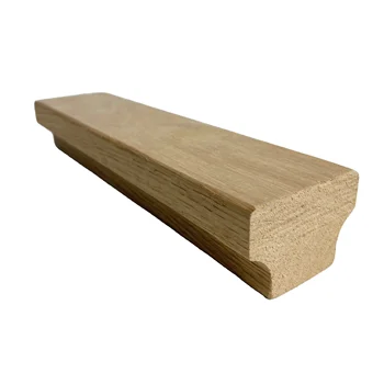 Modern Contemporary Red Oak Wood Staircase Handrail & Fittings 6084 ...