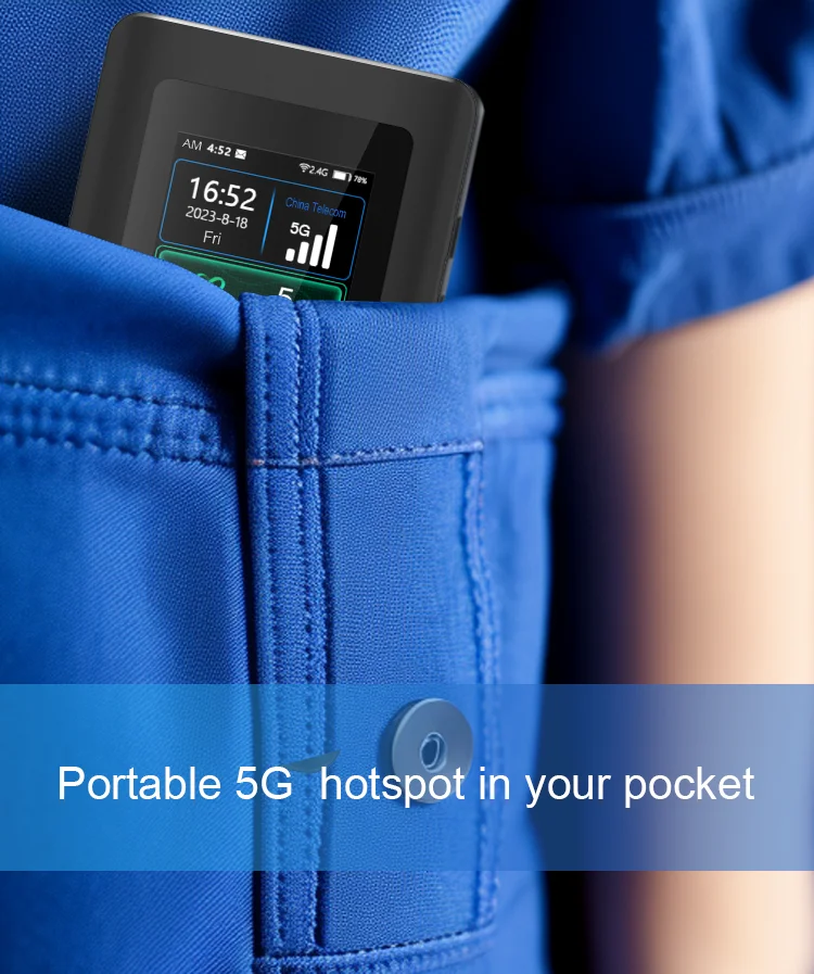 Alibaba.com: New Gigabit 5G WiFi6 Pocket Router with 5G SIM card ...