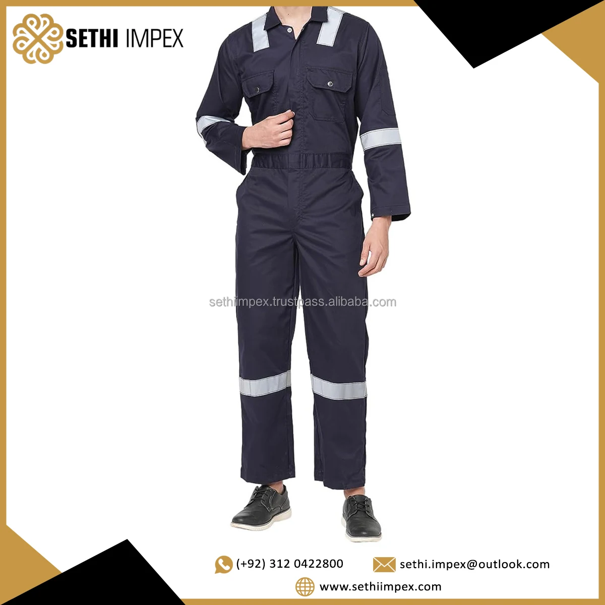 Reflective Industrial Safety Hi Vis Workwear Suits Working Uniform / Hi ...