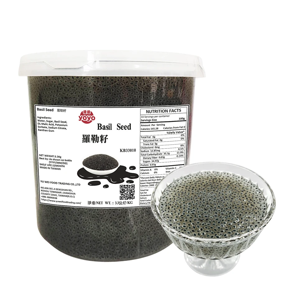 Bubble Tea Topping Basil Seed Topping For Bubble Tea| Alibaba.com