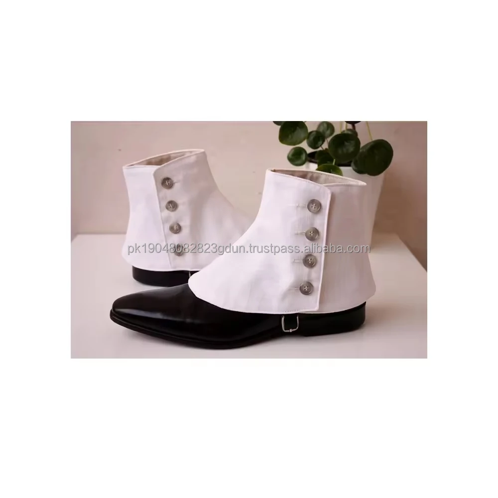 Men Piper Spats in All Sizes Colors and Materials Handmade With ...