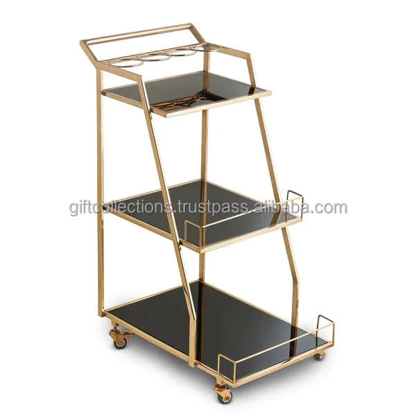 Modern Designs Serving Trolleys High Quality Metal Trolleys For Serving ...
