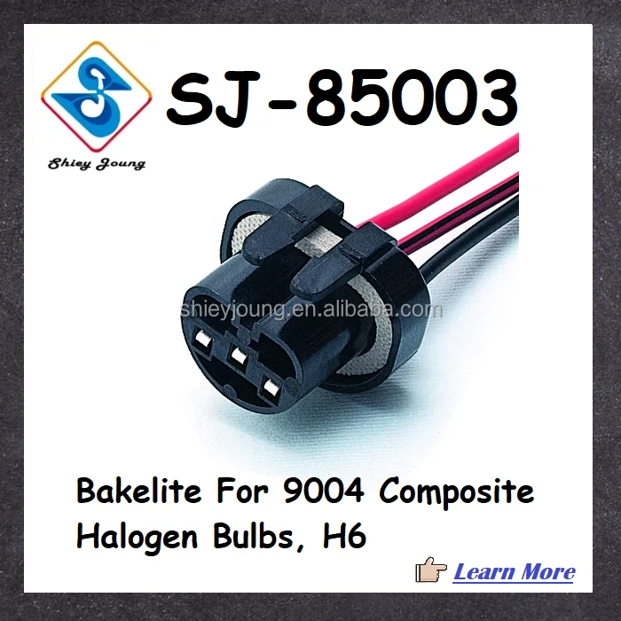 Automotive Headlight 3 Pin Female Plug - 9004 H6 Bulb