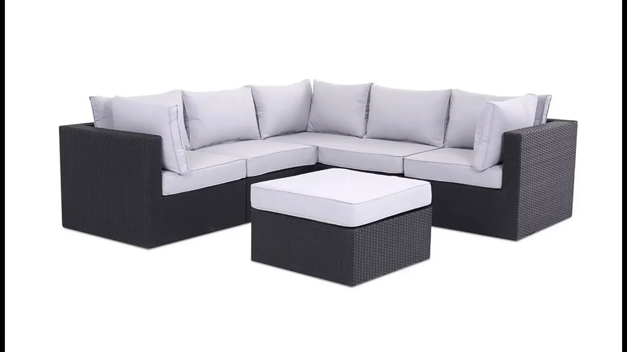 Nordic Outdoor 10 Seater Garden Set Restaurant Wicker Rattan Coffee ...