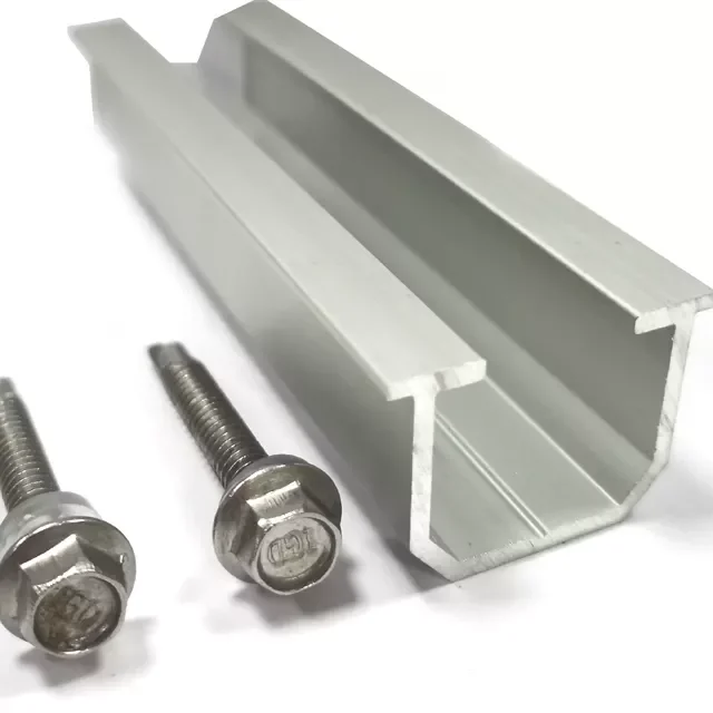 rail solar pv mounting systems rail bracket unirac ballasted racking ...