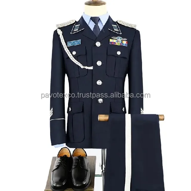 Security Guard Winter Uniform Jacket Safety Work Officer Coat For Man ...