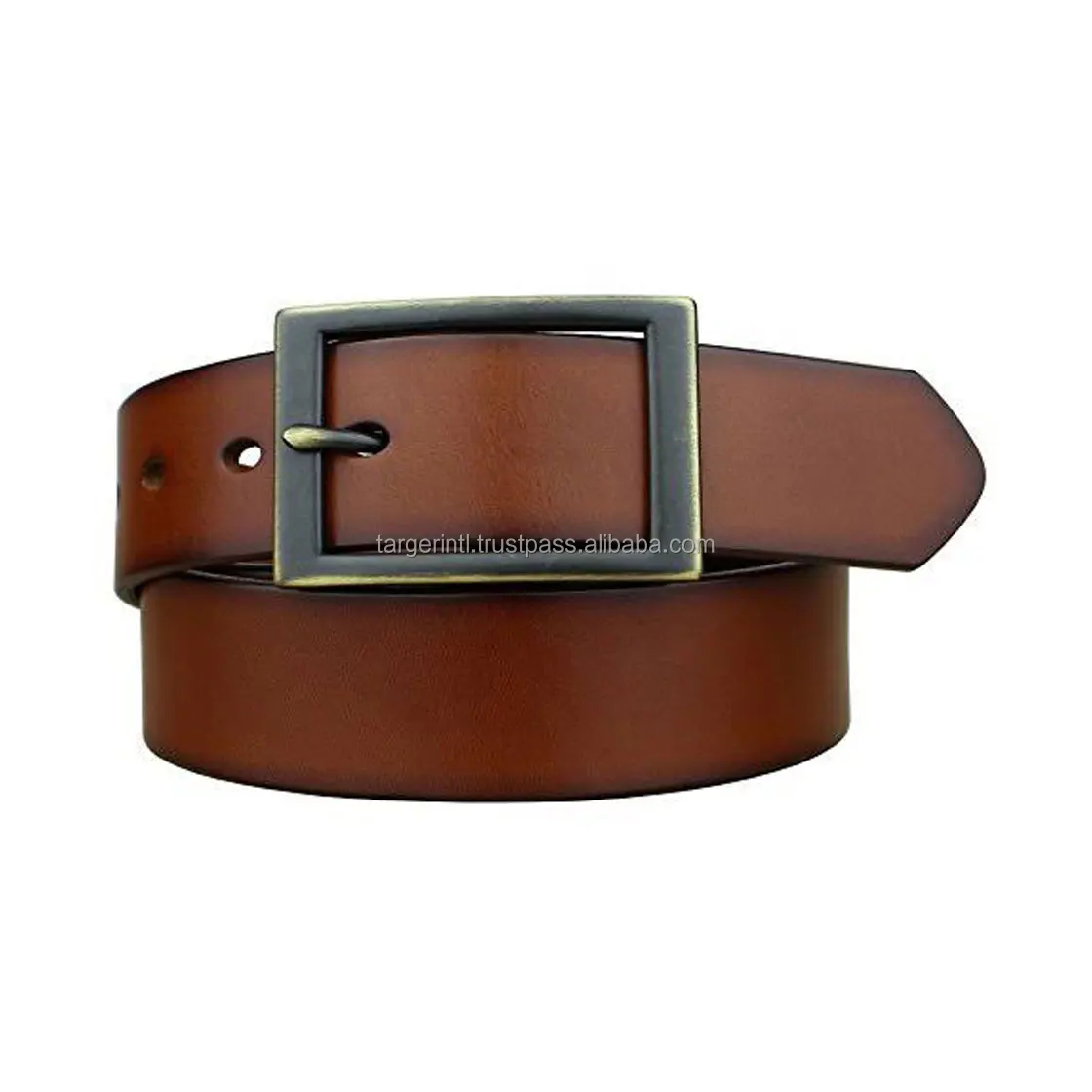 Latest Design Reversible Clip Double Color Genuine Leather Belt Brown ...