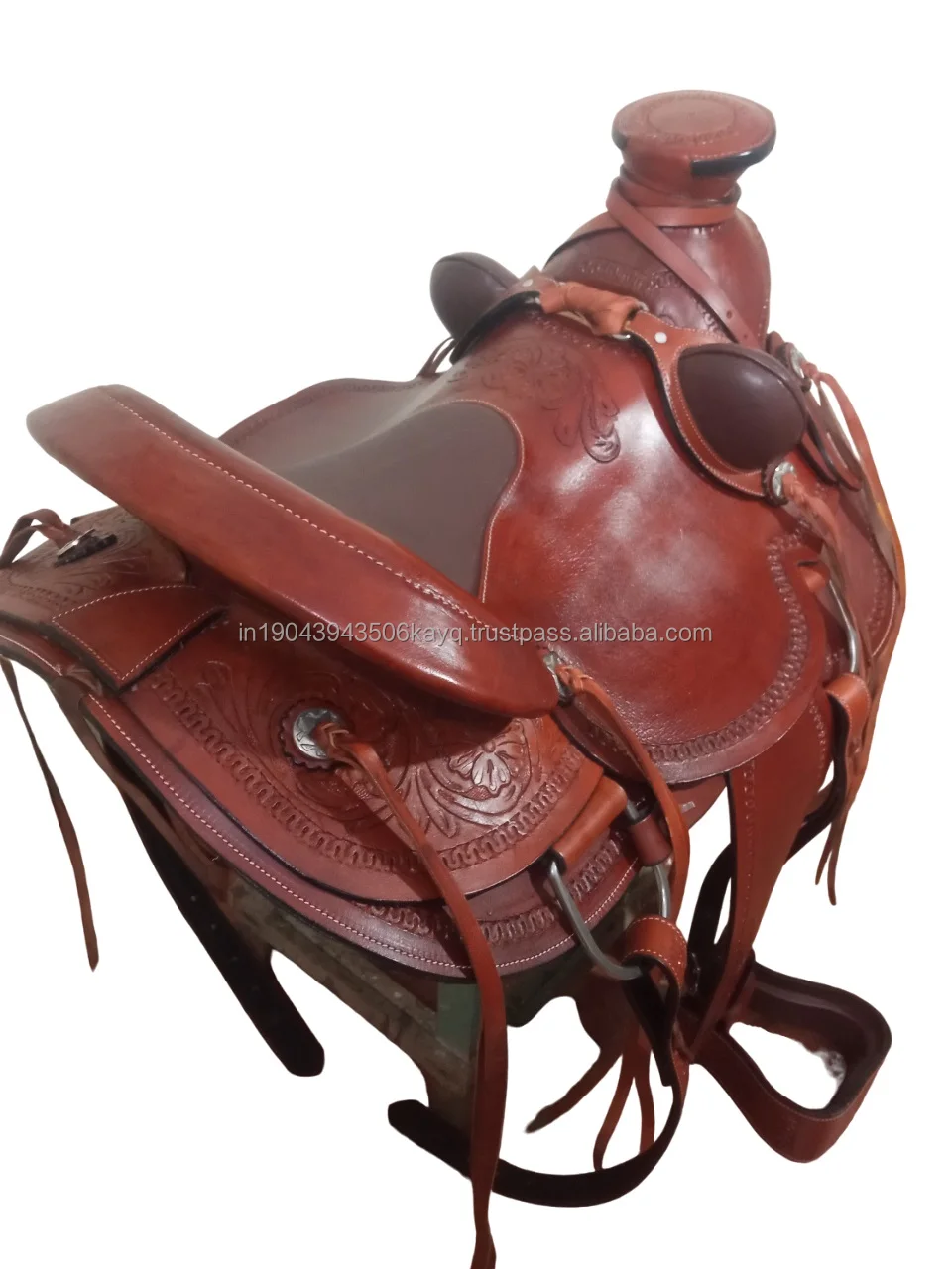 Western Leather Horse Saddle With Matching Horse Tack Set Handcrafted ...