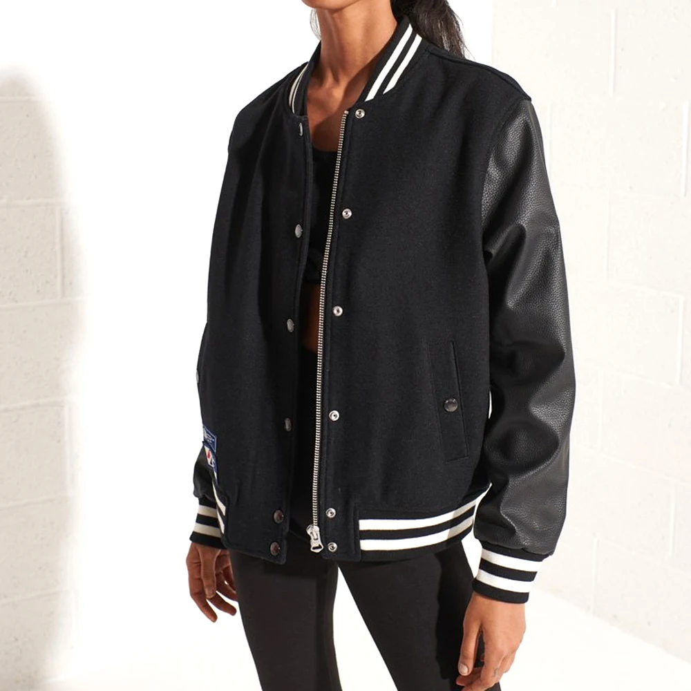 Blank Custom Embroidery Logo Varsity Letterman Jackets Best Selling Vintage Blank Varsity Jacket ...