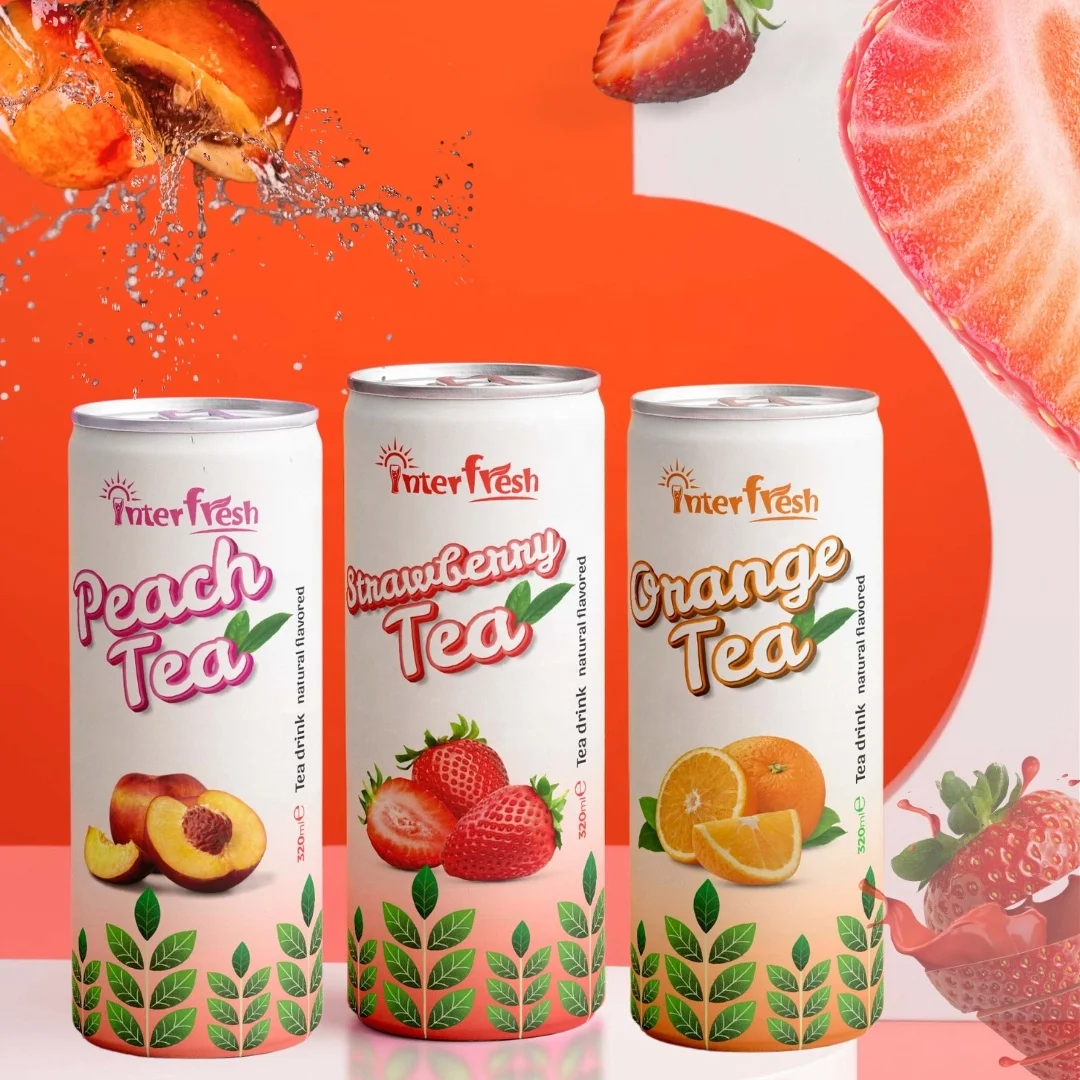 Vietnam Interfresh Fruit Tea Drink 320ml Anti-oxidant High Vitamin C ...