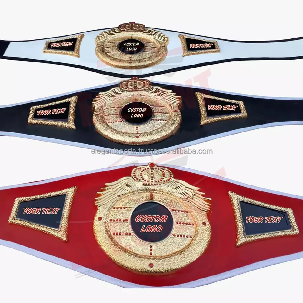 Custom Logo Boxing Belt International Boxing Championship Belt Metal ...