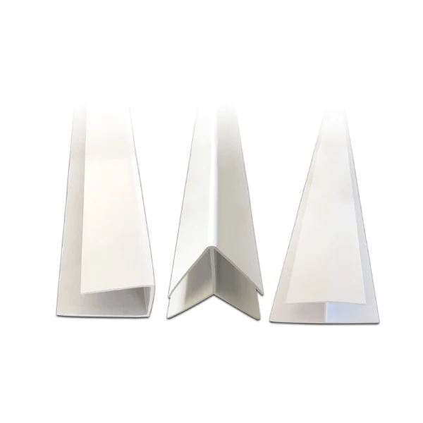 Ruizhan PVC L-Type Plastic Angle Bar Extrusion L shaped PVC profile ...