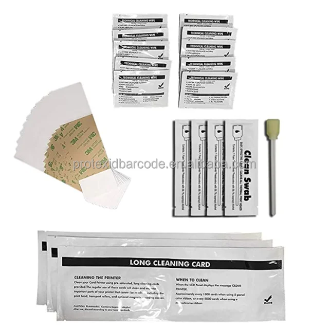 Hidfargo 89200 Card Printer Cleaning Kit for Fargo HDP5000 HDP5600 ID ...