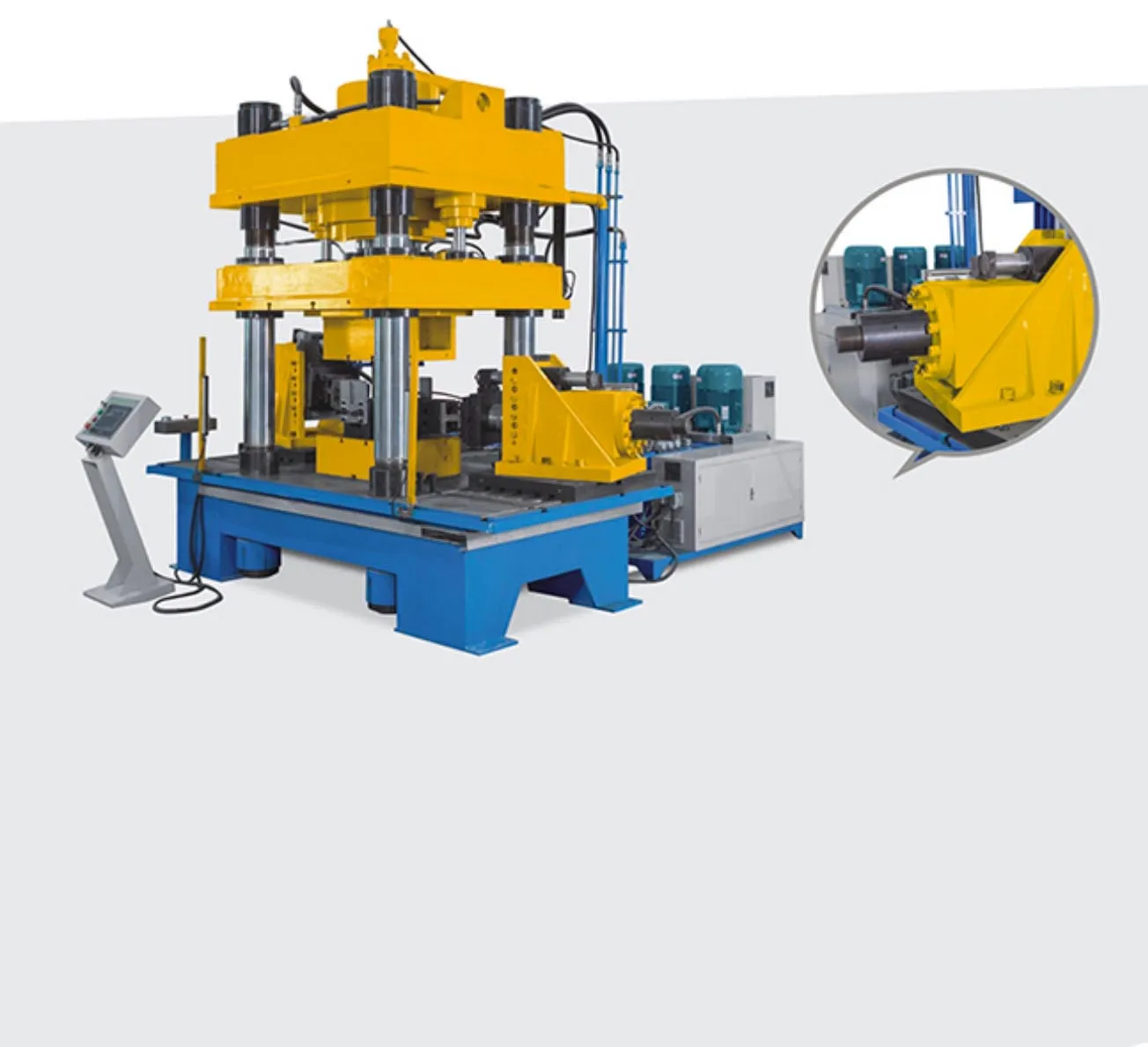 High Pressure Stainless Steel Tee Tube Water Bulge Forming Machine