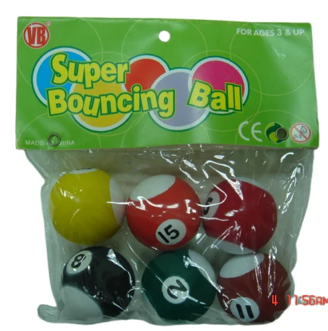 Manufacturing 38mm Rubber High Bounce Ball Different Styles High ...