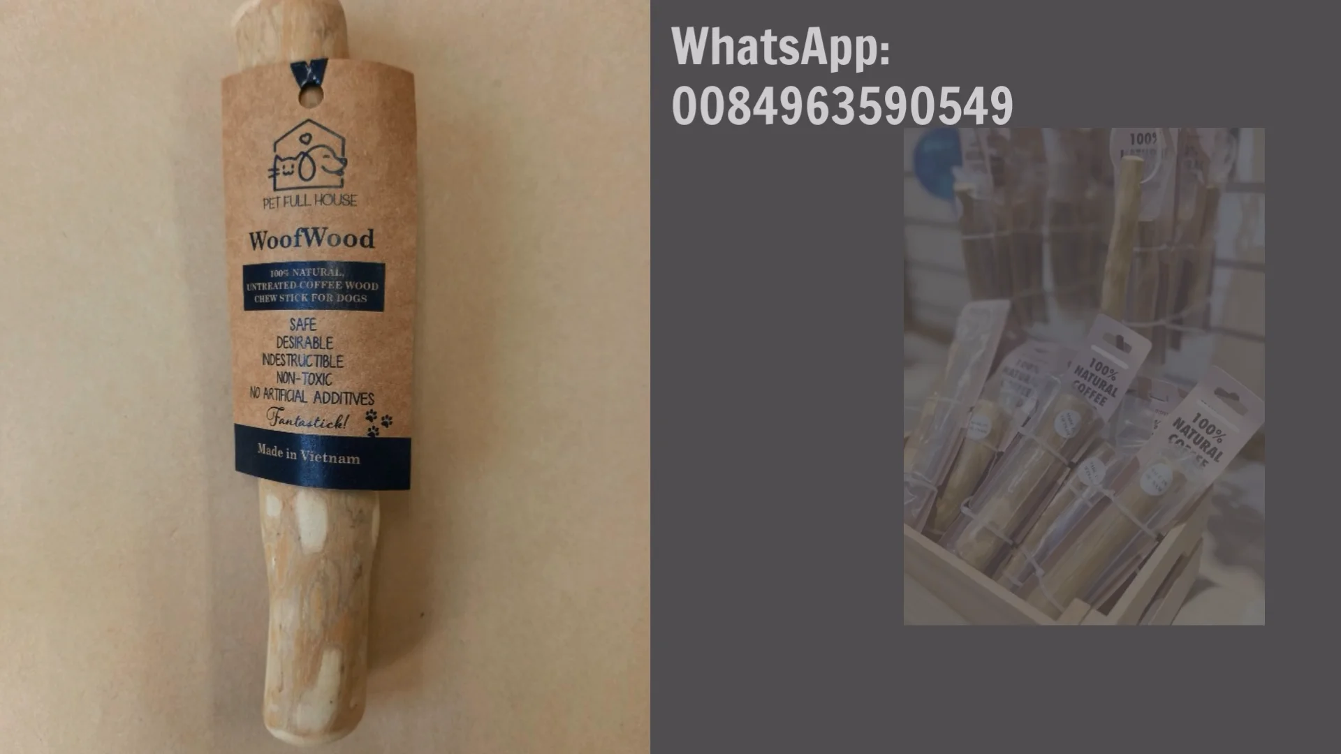 Supplier Chewable Stick Coffee Tree Wood Dog Chew Toy Coffee Tree ...