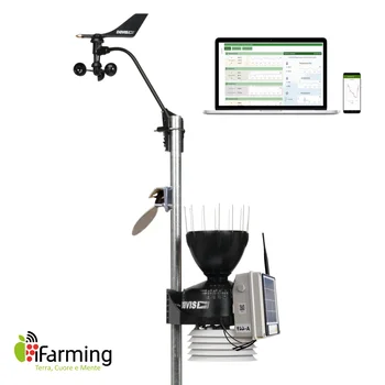 Ifarming Weather Station Temperature Humidity Rainfall Solar Rad Wind Speed Direction Leaf ...