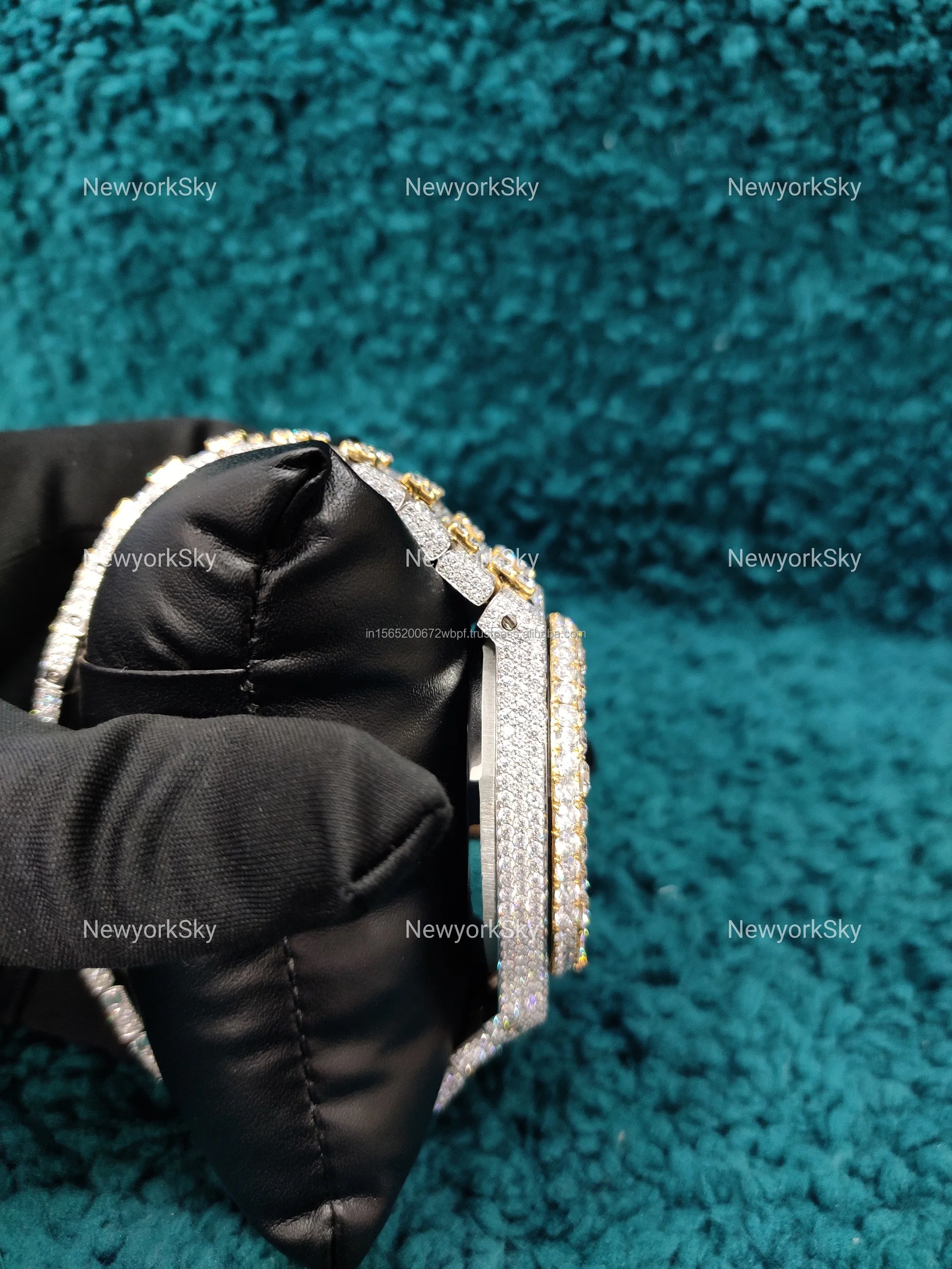 High Quality Luxury Vvs Moissanite Diamond Studded Iced Out Watch Hip ...