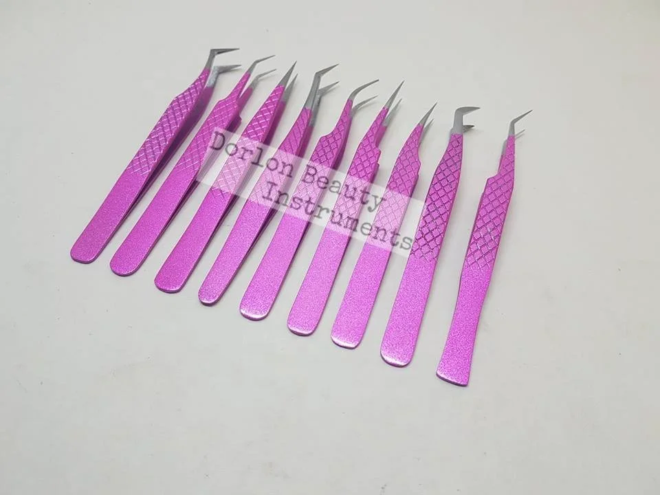 Eyelash Tweezers for Lashes Extension - Custom Logo & Tips