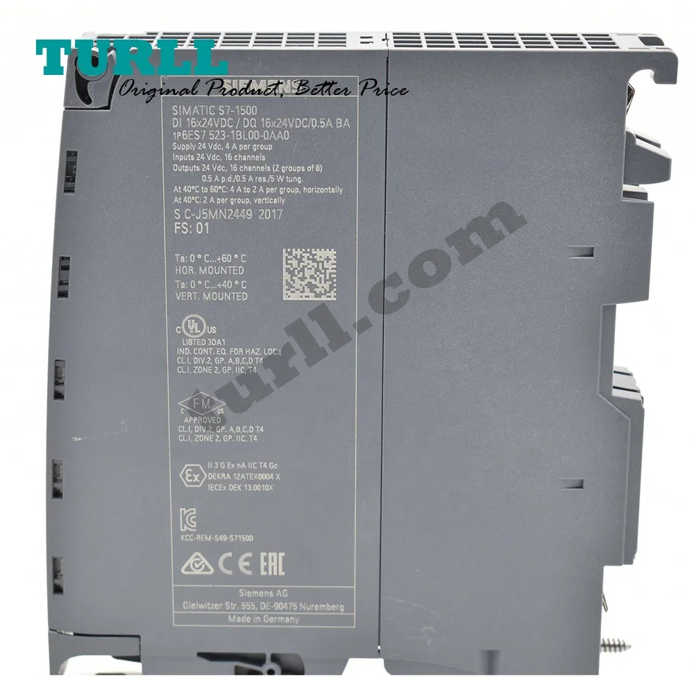 Siemens Simatic S7-1500 Sm 523 Digital Input/output Modules Di16x 24vdc ...