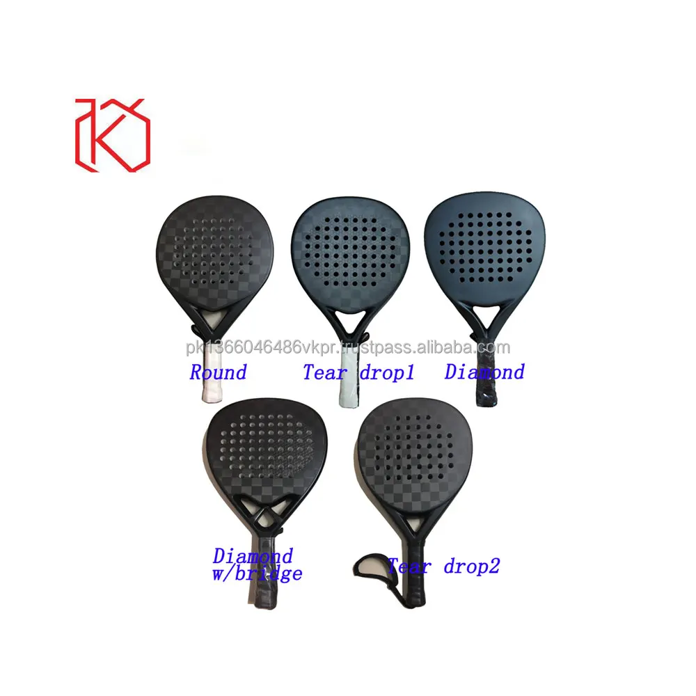 Kwiclo Padel Racket - Advanced Player Use 18K Carbon Paddle