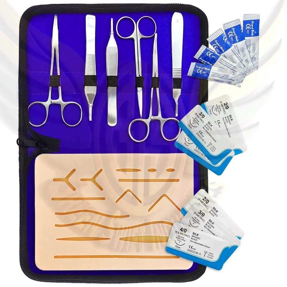 Medical Students Suture Kit,Stainless Steel Dissection Suture Practice ...