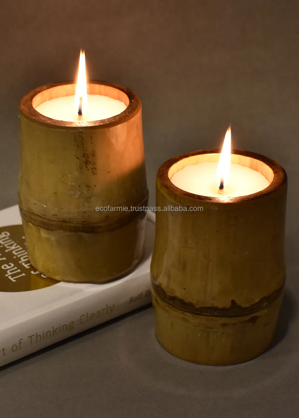 Eco-friendly Bamboo Candles - Premium Quality & Custom Design