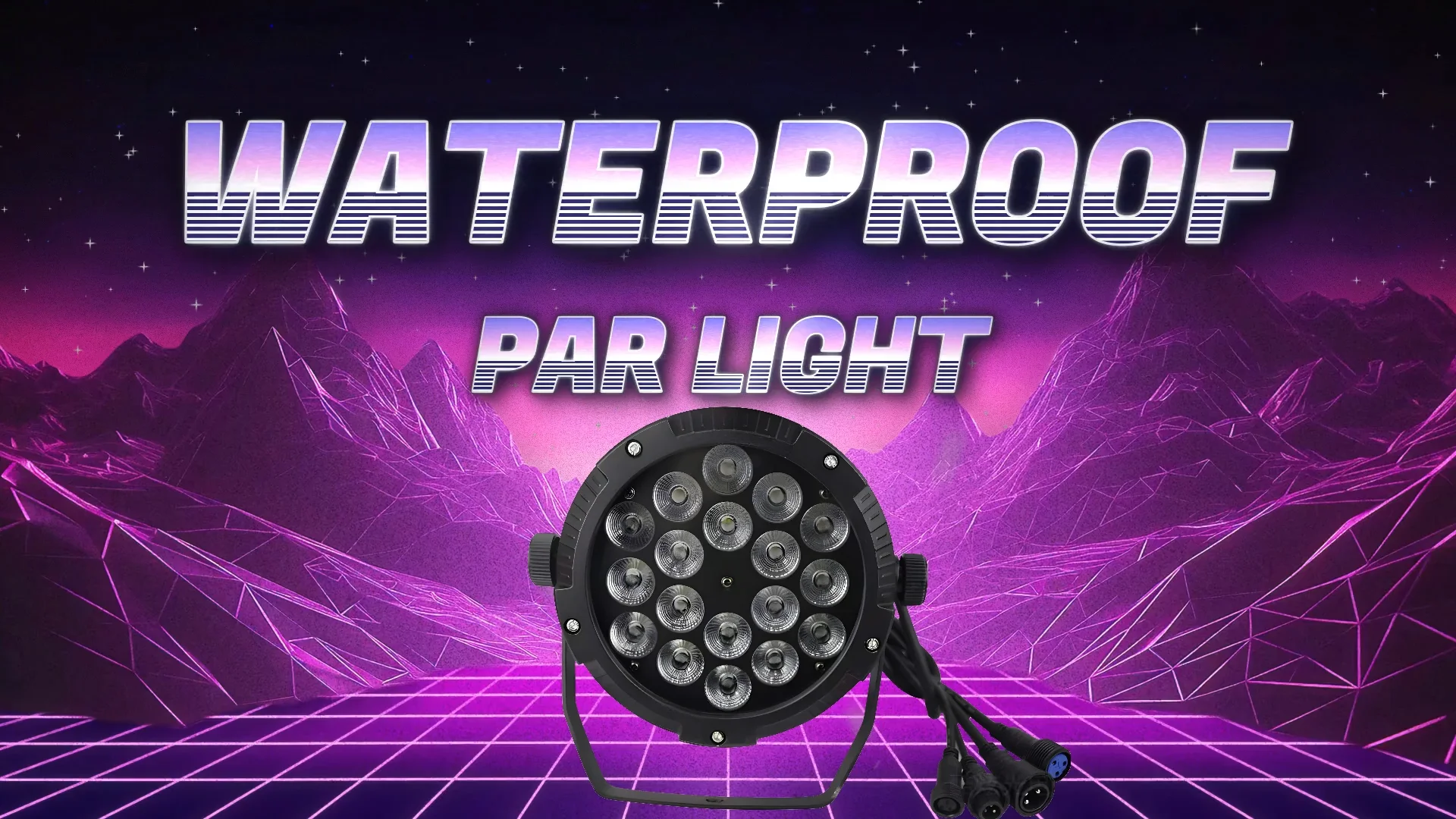 High Power Outdoor Ultra-thin Led 18-piece Waterproof 4 In 1 Par Light ...